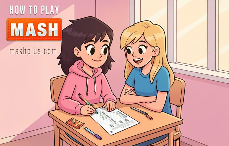 How to Play MASH - Rules, Instructions for Playing Mansion Apartment ...