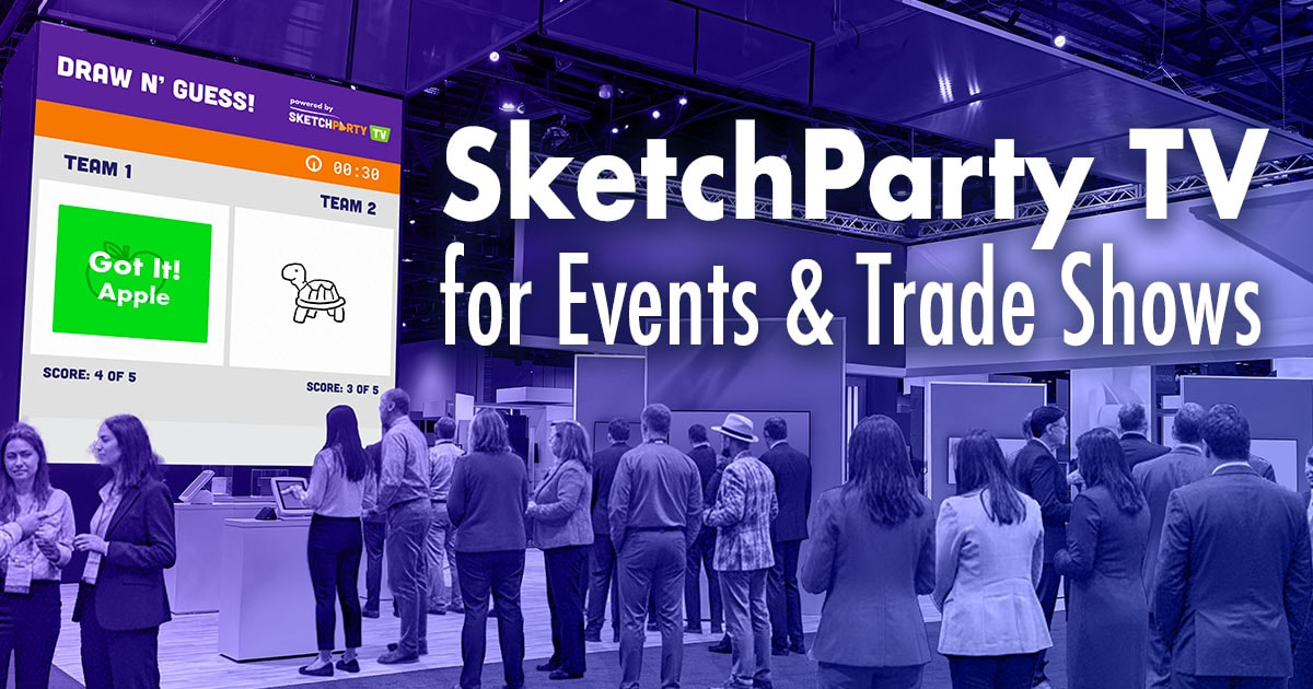 SketchParty TV for Corporate Events & Trade Shows - Team Building ...